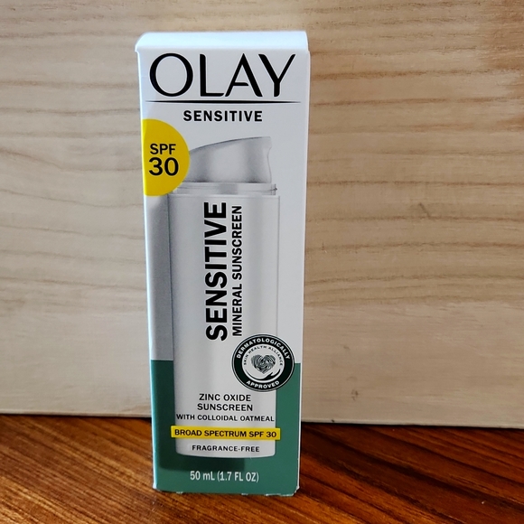 OLAY | Skincare | Olay Sensitive Mineral Sunscreen 5ml 7 Floz | Poshmark